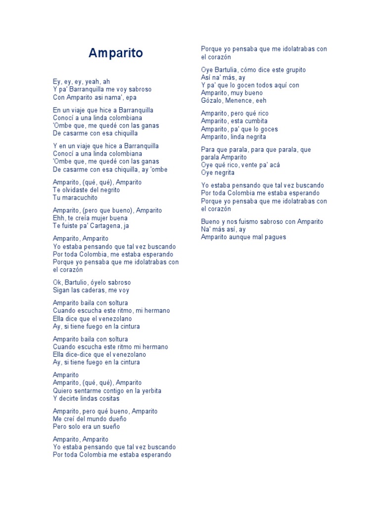 Amparito | PDF