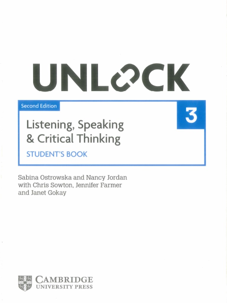 UNLOCK 3 Listening&Speaking PDF | PDF