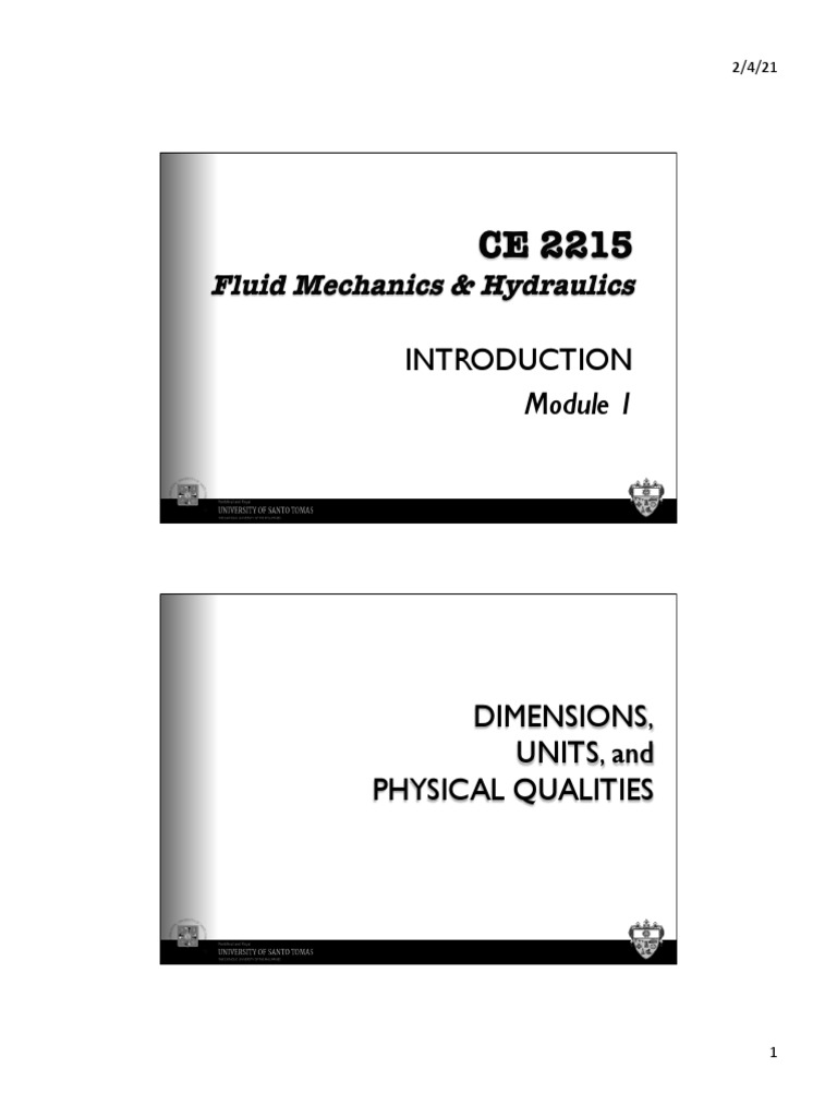 Fluid Mechanics: Units and Properties | PDF | Surface Tension | Wetting