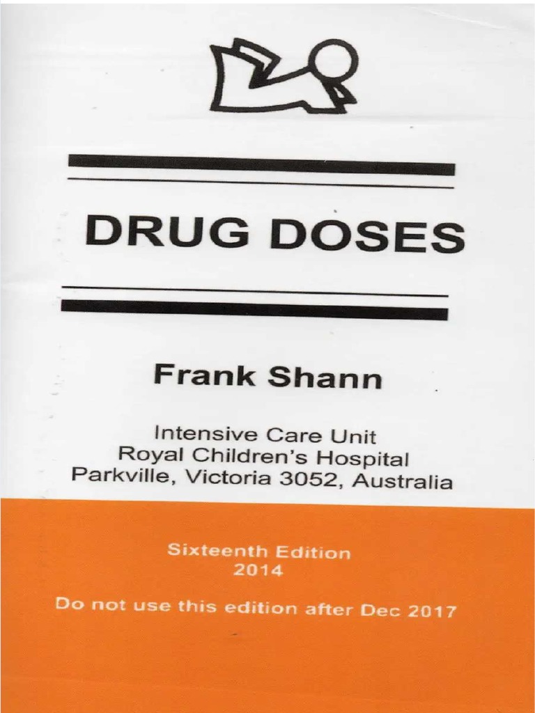 PDF Drug Dose Frank Shann - Compress PDF | PDF
