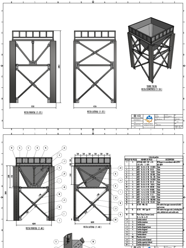 Plano - Torre Tolva | PDF