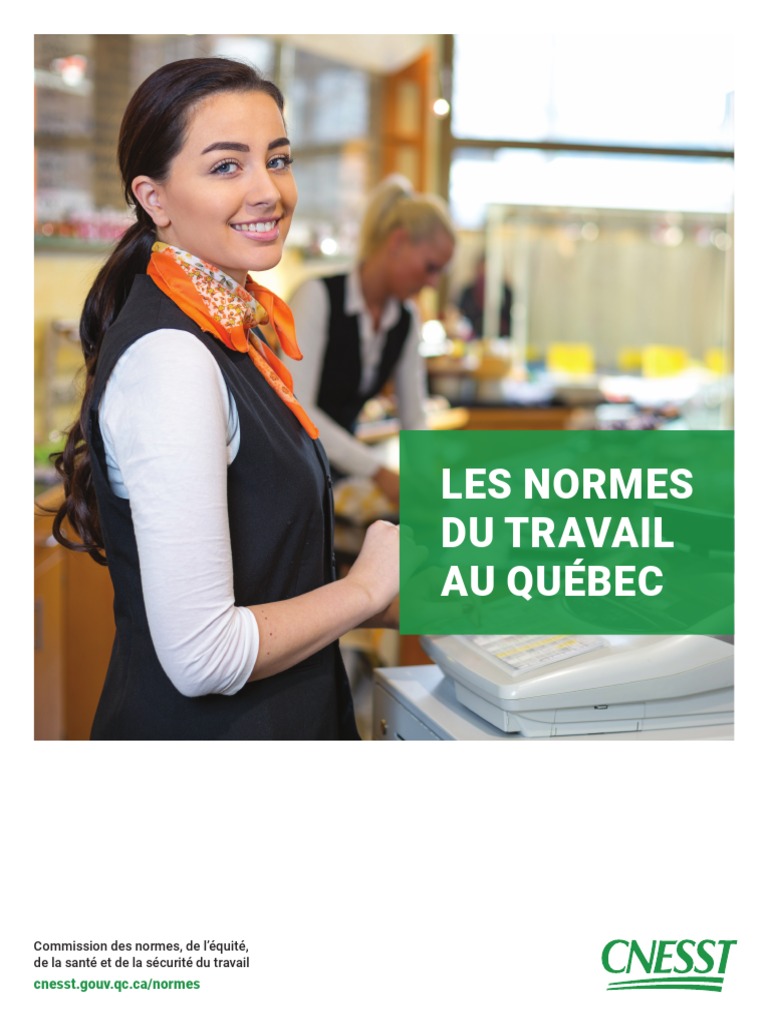 CNSST - Normes Du Travail, QC | PDF | Salaires | Pourboire