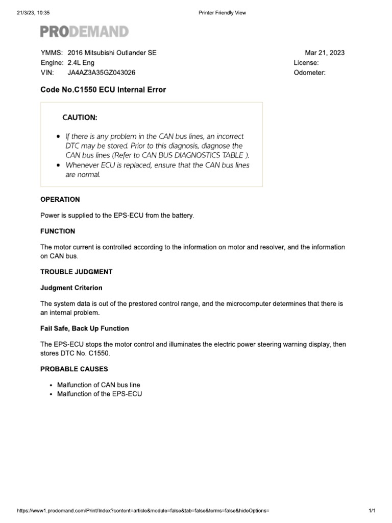 C1550 Oulander | PDF