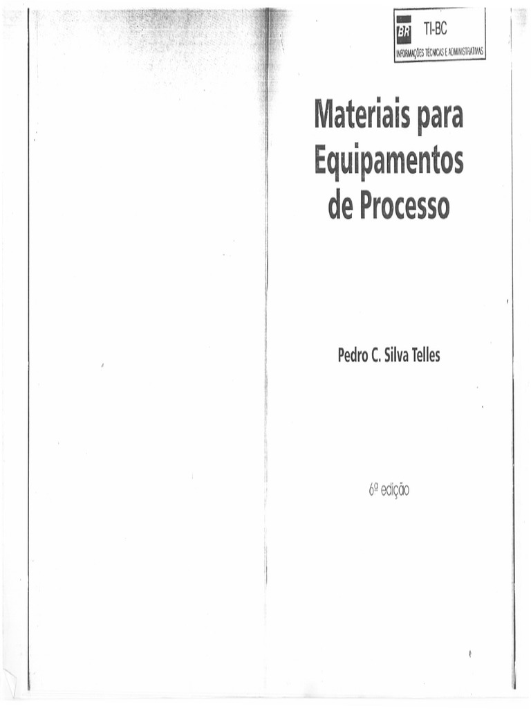 Tubulações Industriais Materiais Para Equipamentos De Processo Pedro
