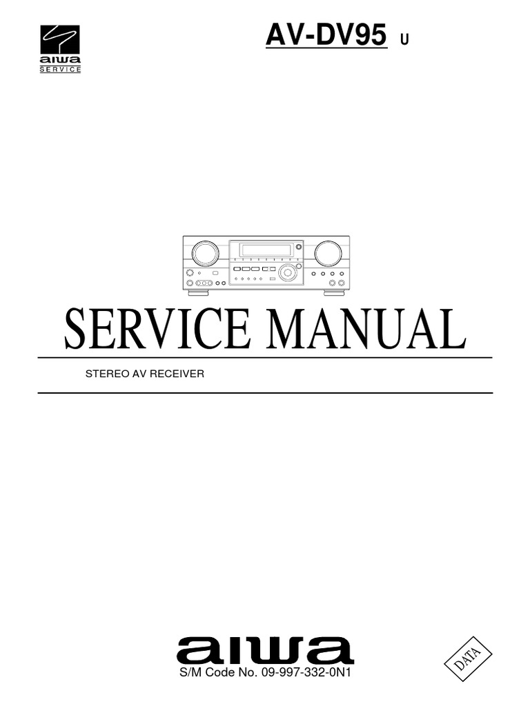 Aiwa AV-DV95-Service-Manual | PDF