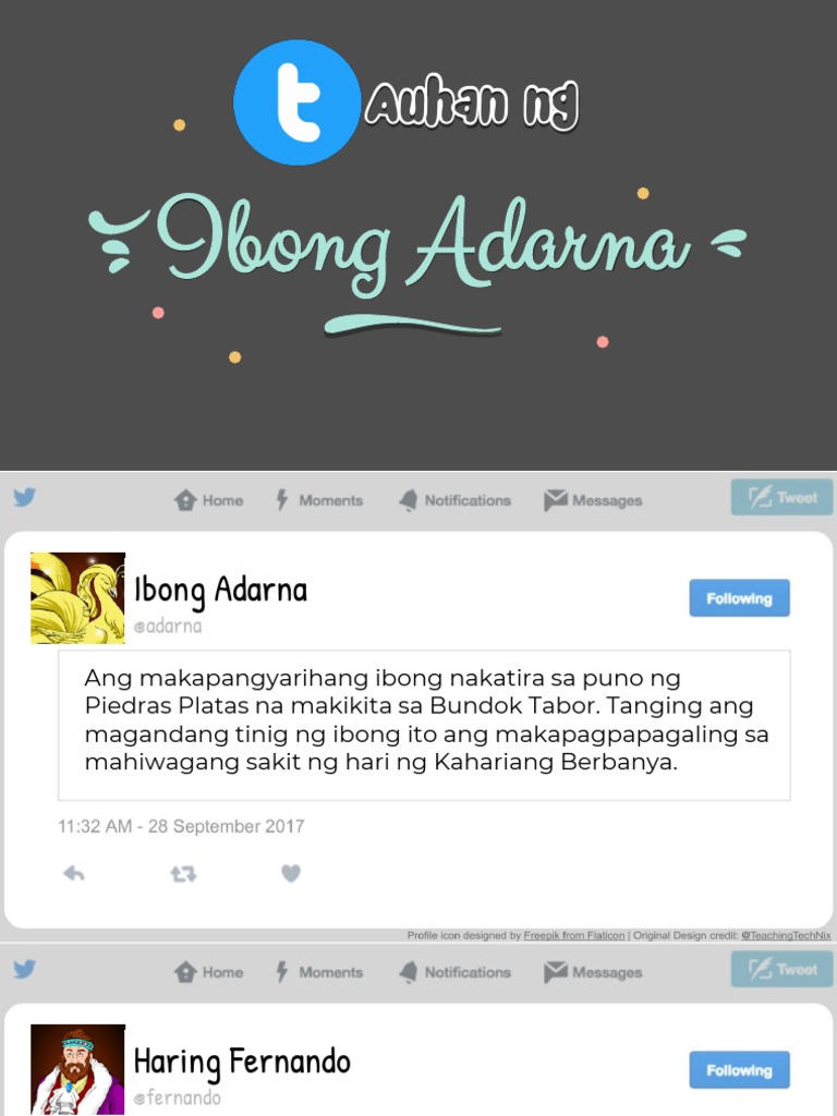 Tauhan NG Ibong Adarna | PDF