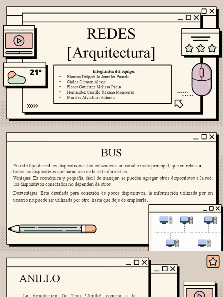 Redes - Arquitectura | PDF | Topología de la red | Red de computadoras