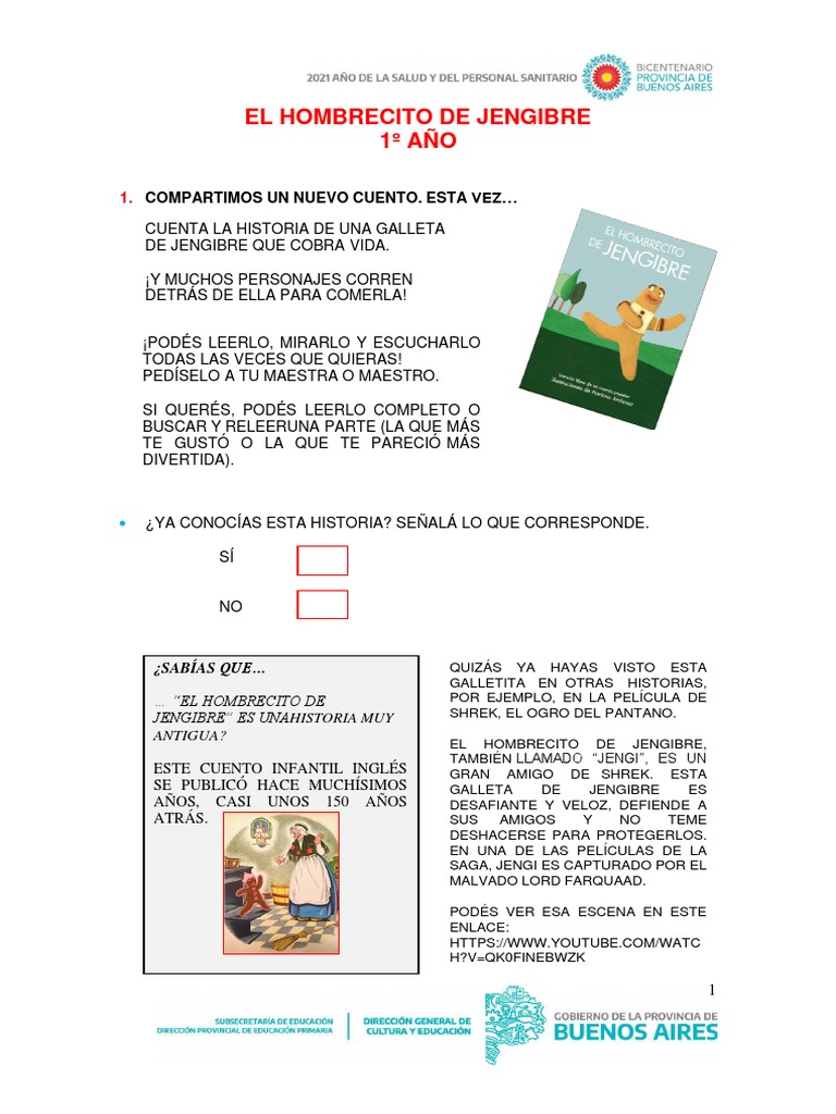 La aventura del Hombrecito de Jengibre: encuentros divertidos y huidas ...