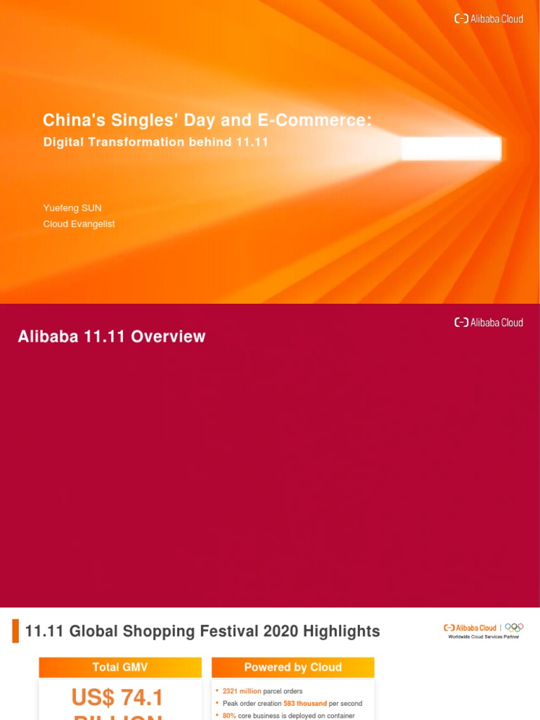 Alibaba Cloud Presentation | PDF | Retail | Alibaba Group