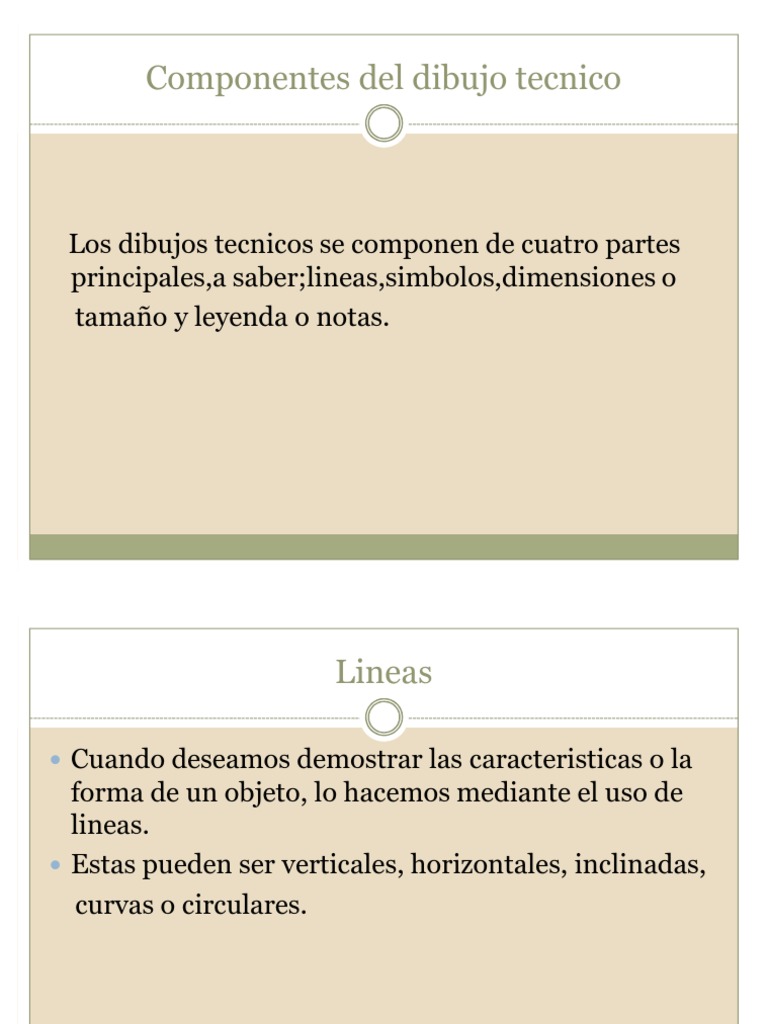Componentes Dei Dibujo Tecnico | PDF