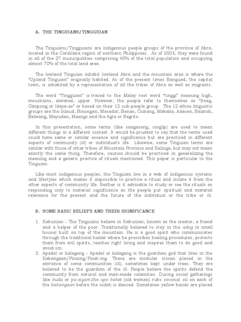The Tinguians of Abra | PDF | Engagement | Wedding