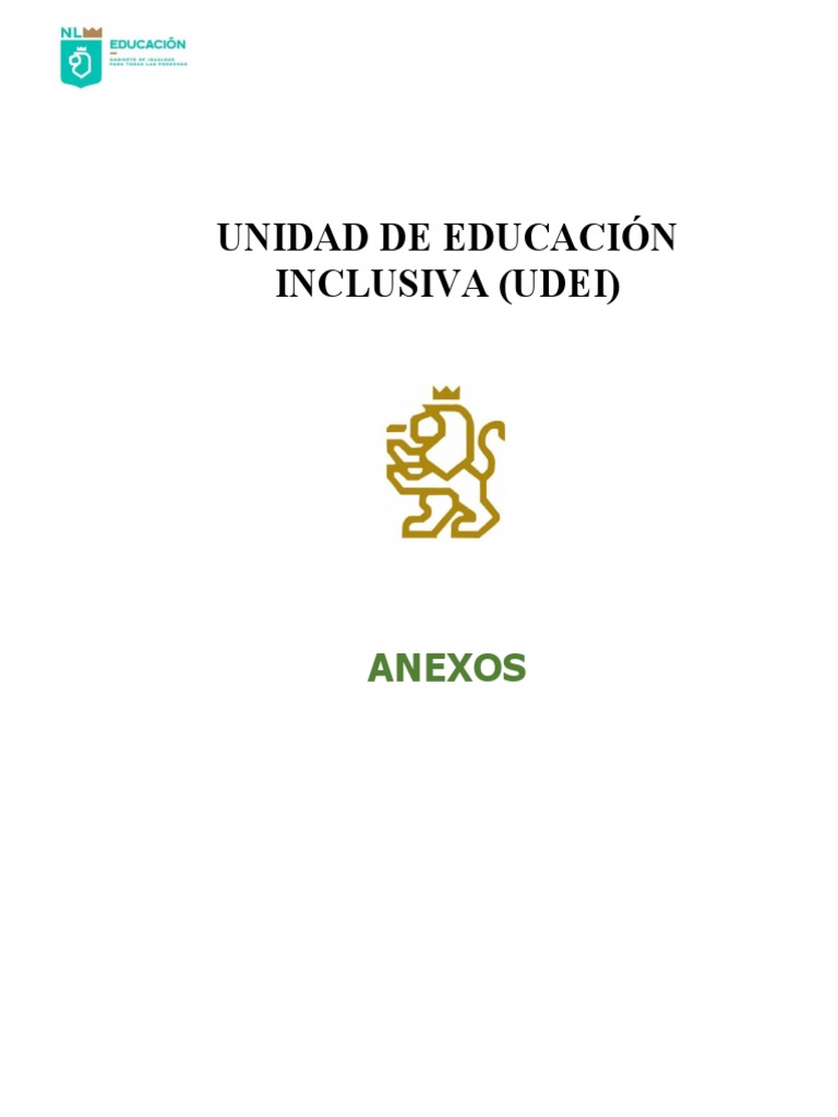 2.3.5 Anexos Udei | Descargar gratis PDF | Educación de la primera ...