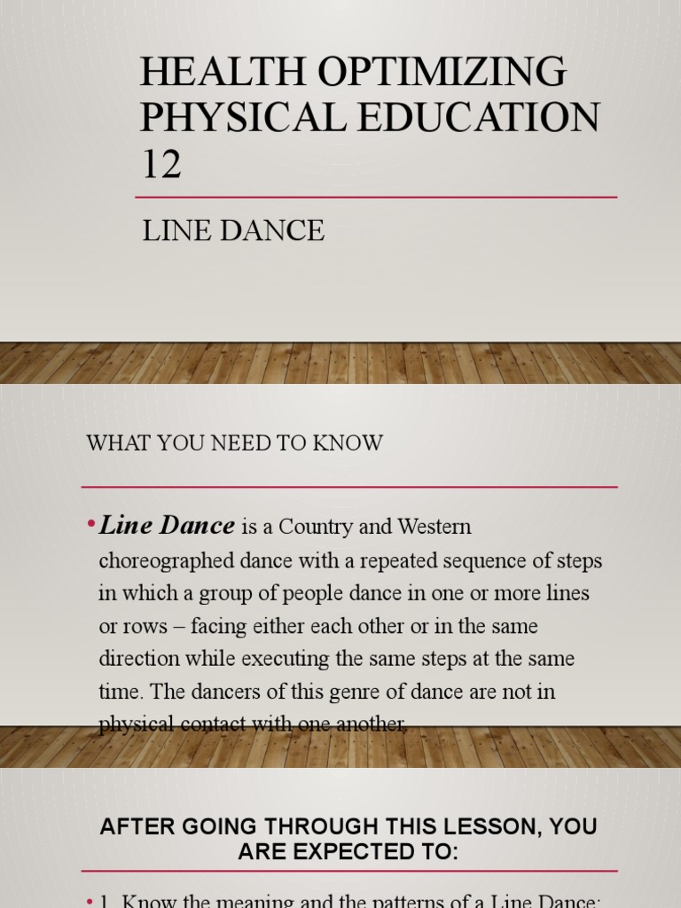 Lesson 1 HOPE | PDF | Dances | Performing Arts