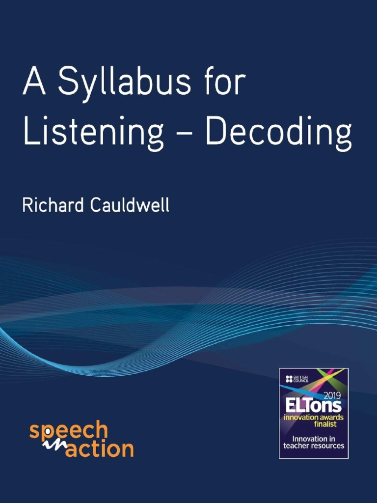 A Syllabus For Listening - Decoding (Fixed Format Layout) | PDF ...