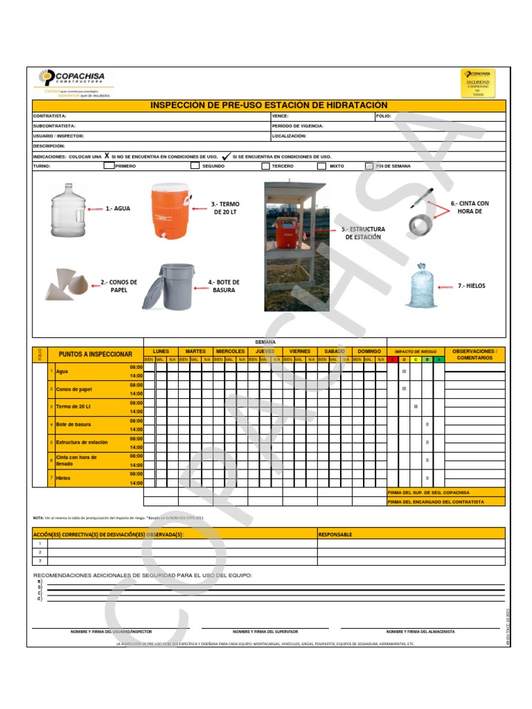 49-Estacion de Hidratación-112015 | PDF