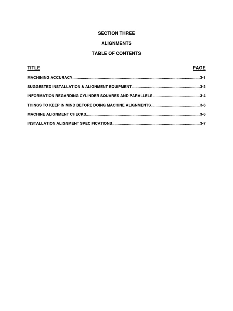Machine Alignment and Accuracy Guide | PDF | Machining | Cartesian ...
