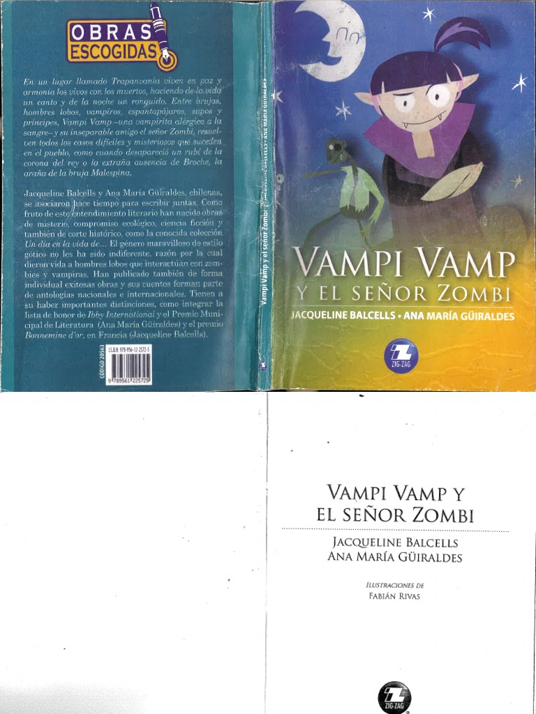 Vampi Vamp y Señor Zombi-Jacqueline Balcells-Zig Zag | PDF