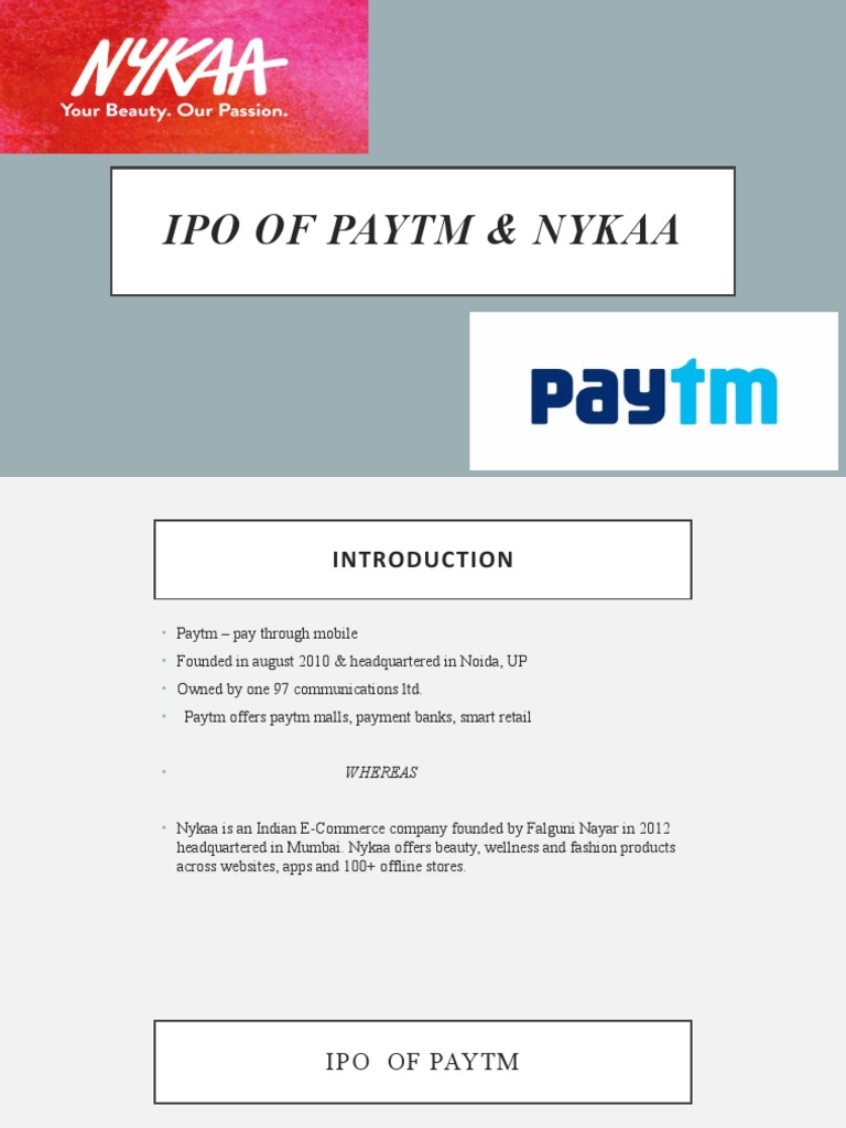 Ipo of Nykaa | PDF