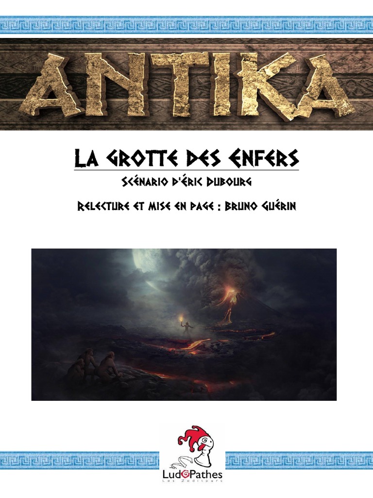 Scenario Antika - La Grotte Des Enfers - Eric Dubourg | PDF | Apollon | Hadès