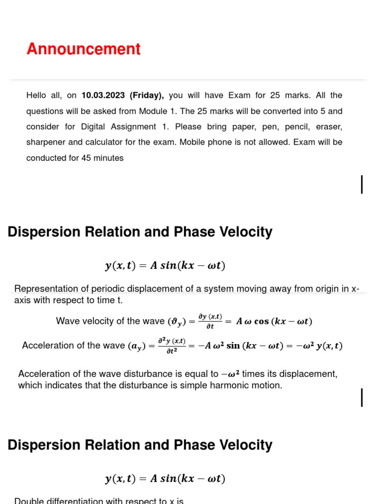 5-Impedance of The String-02-03-2023 | PDF | Waves | Reflection (Physics)