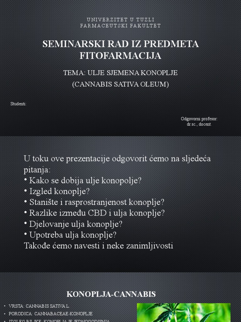 SEMINARSKI RAD IZ PREDMETA fITOFARMACIJA | PDF