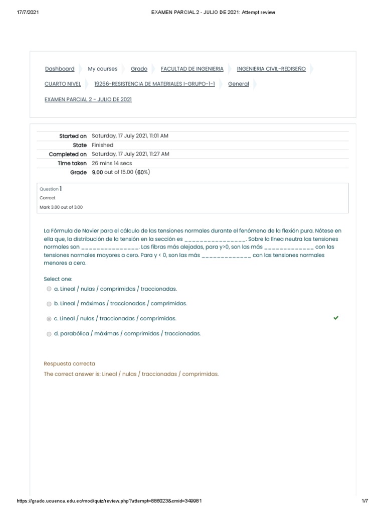 Prueba 2 de Resis 1 PDF | PDF | Viga (Estructura) | Ingeniero civil