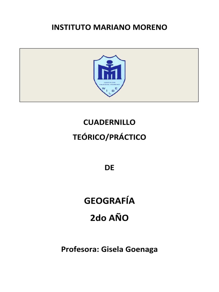 Cuadernillo 2do Año 2023 - IMM PDF | PDF | Américas | Mapa