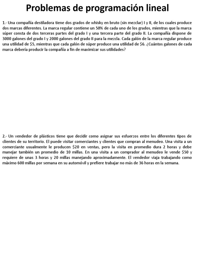 Problemario Io U1 OK | PDF | Carne | Alimentos