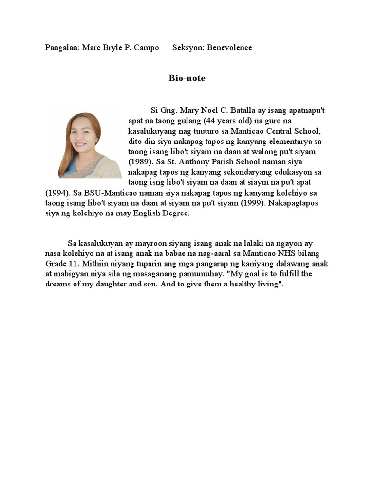 Bio-note (Student Made) 2023 | PDF