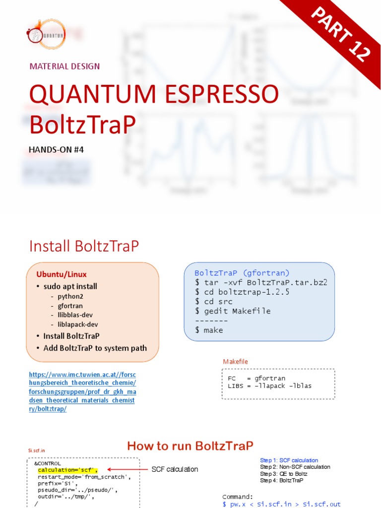 12 Boltztrap | PDF | Cartesian Coordinate System | Thermal Conductivity