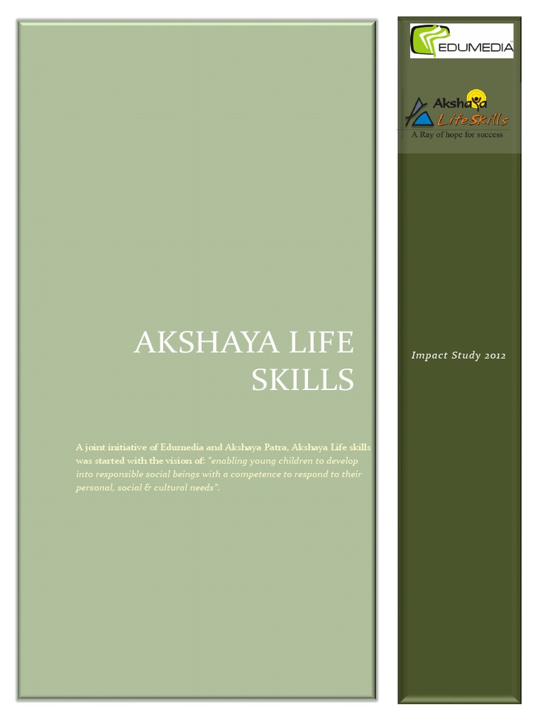 Akshaya Life Skills 2012 PDF | PDF | Teachers | Leadership