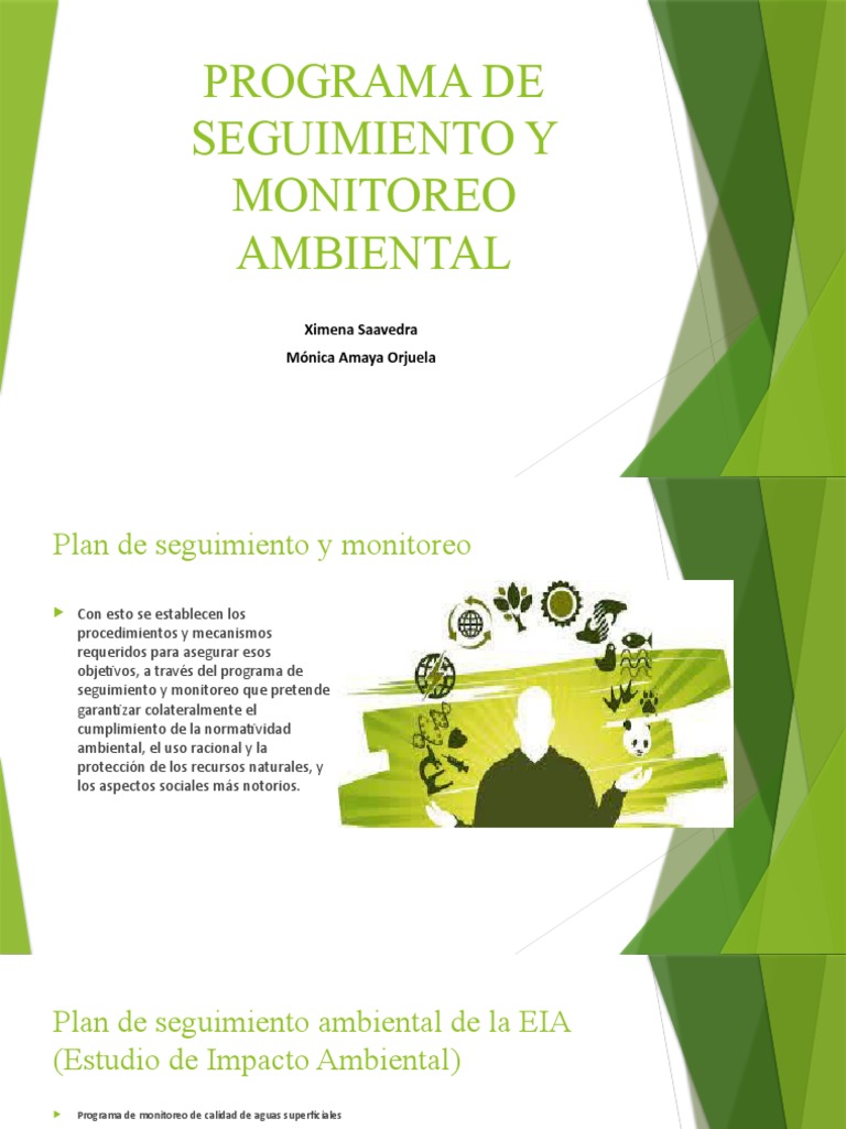 Programa de Seguimiento y Monitoreo Ambiental | PDF | Evaluación de impacto ambiental ...