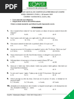 Subiecte Etapa 1 Comper 2020 Matematica Clasa 2 - FUNDAŢIA PENTRU ...
