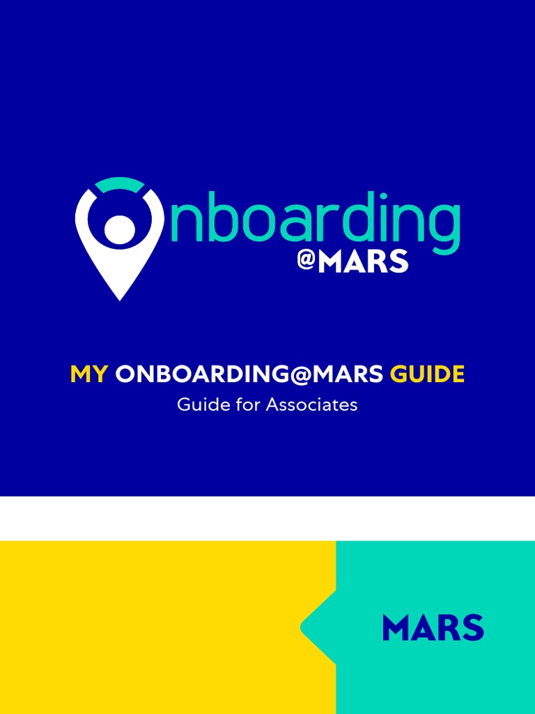Associate Guide FINAL - NEW Onboarding@Mars - 2018 - TBs Added | PDF ...