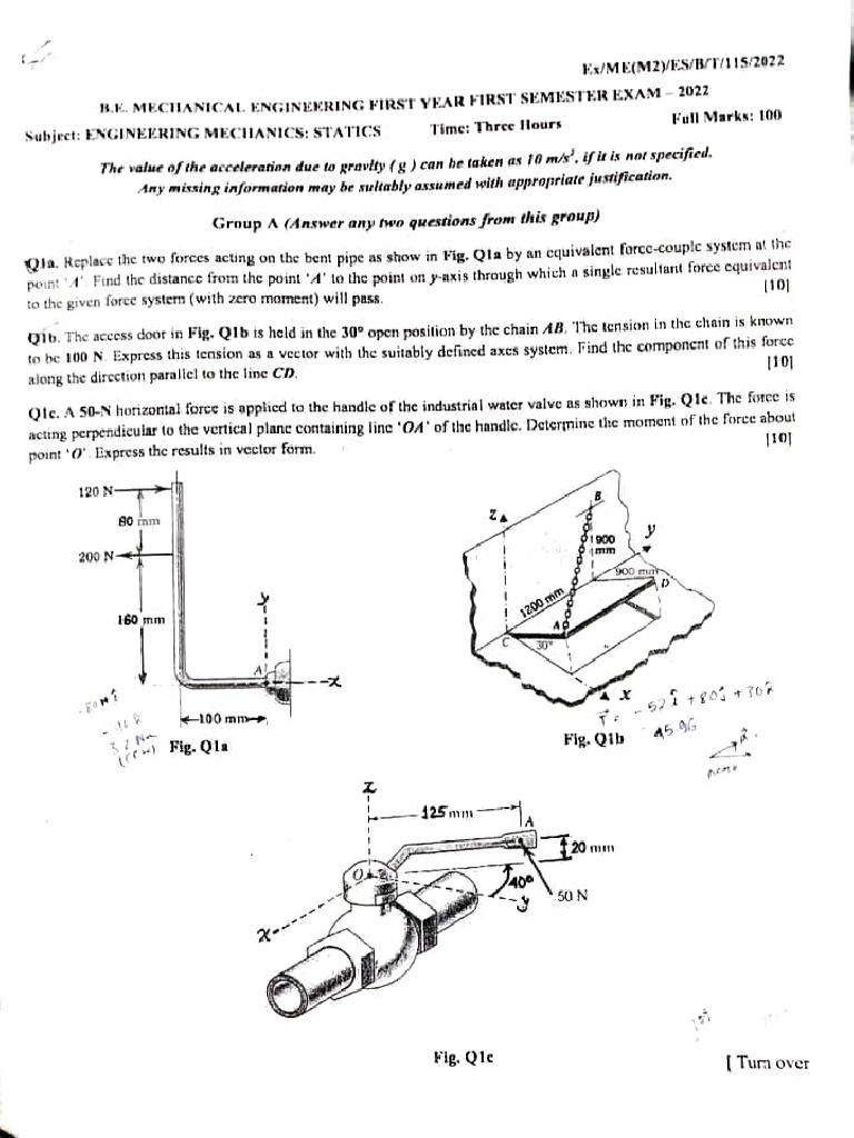 Engineering Mechanics Statics | Download Free PDF | Mechanics | Mechanical Engineering