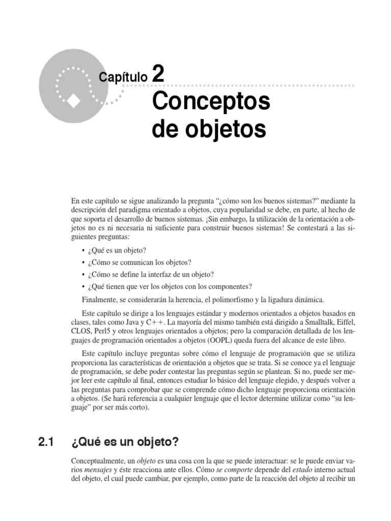 Conceptos de Objetos | PDF