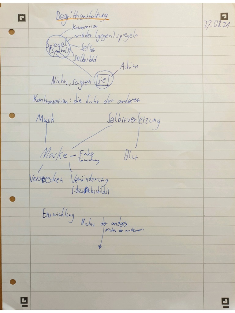 Deutsch Mitschrift | PDF