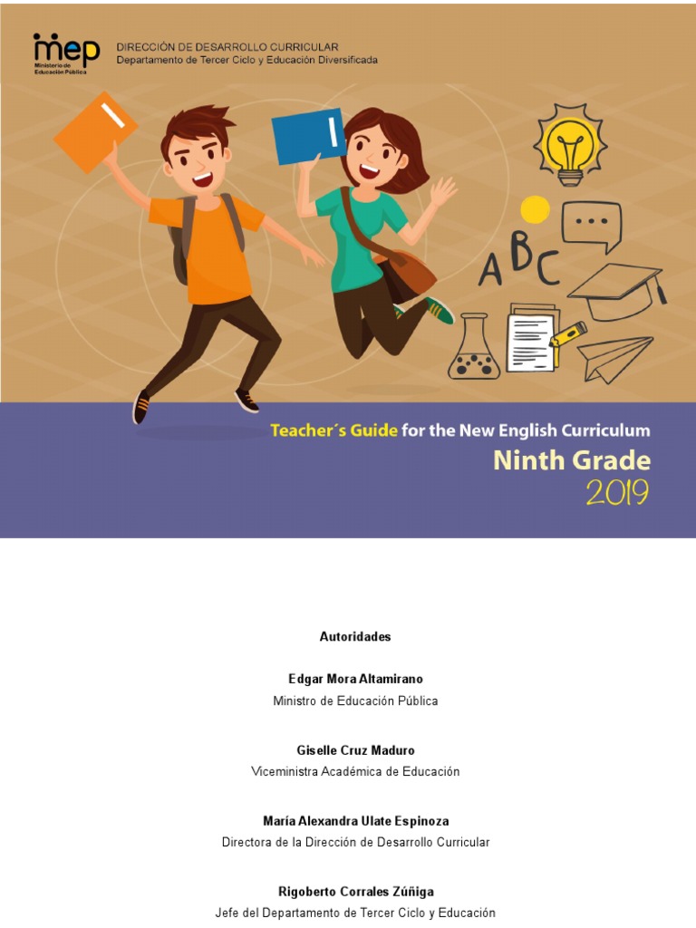 Teacher's Guide 9th Grade 2019 | PDF
