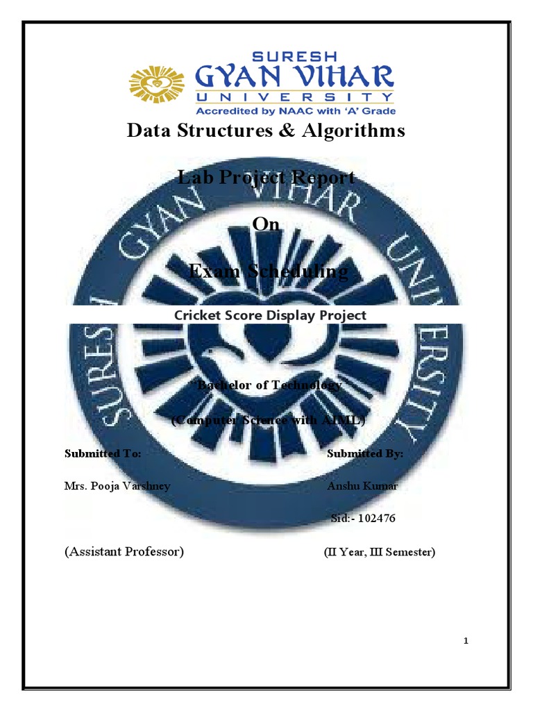 B.Tech CSE Project Report | PDF | Computer File | Computing