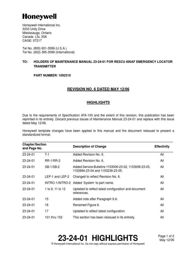 CMM 23-24-01 PDF | PDF | License | Electronics