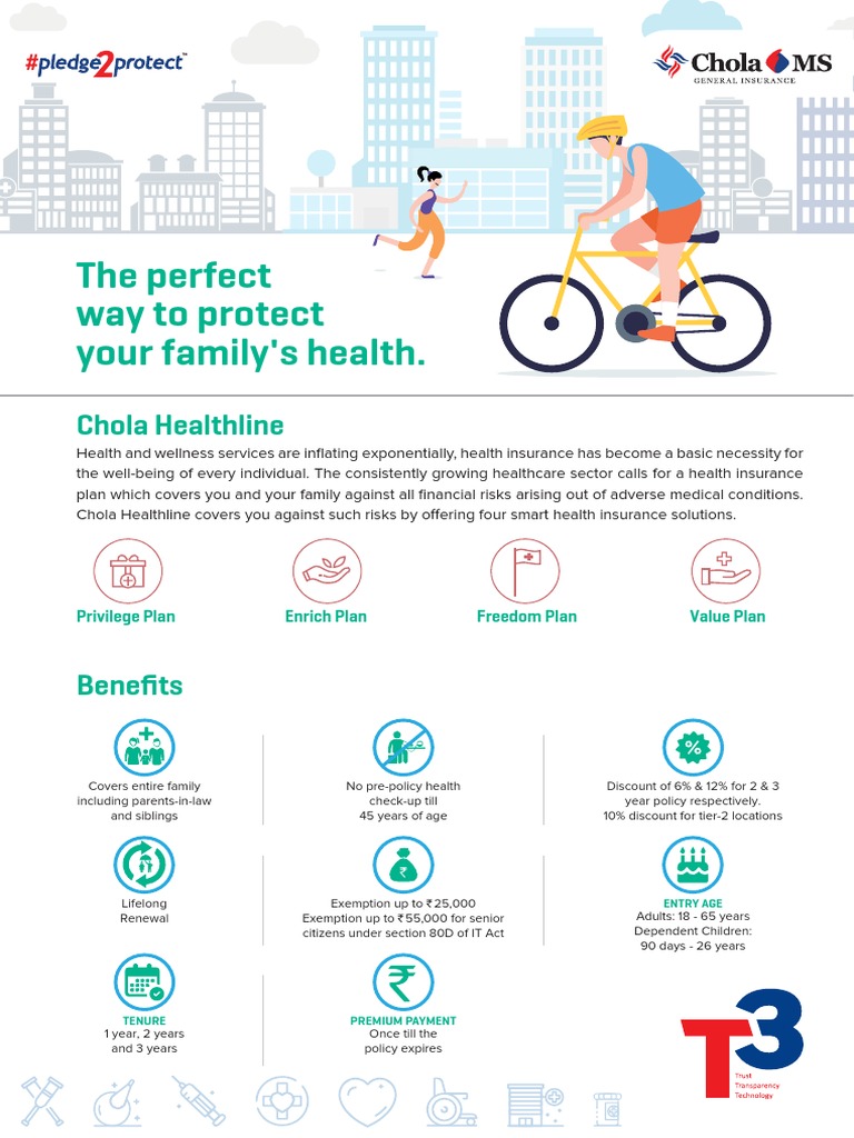 Protect your family's health with Chola Healthline | PDF | Insurance ...