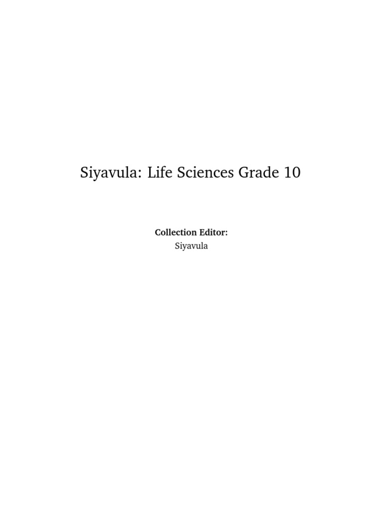 Life Science Grade 10 PDF | PDF | Cell Membrane | Microscope