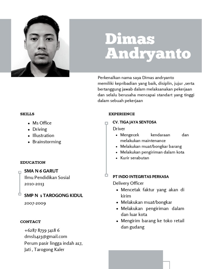 CV Dimas | PDF