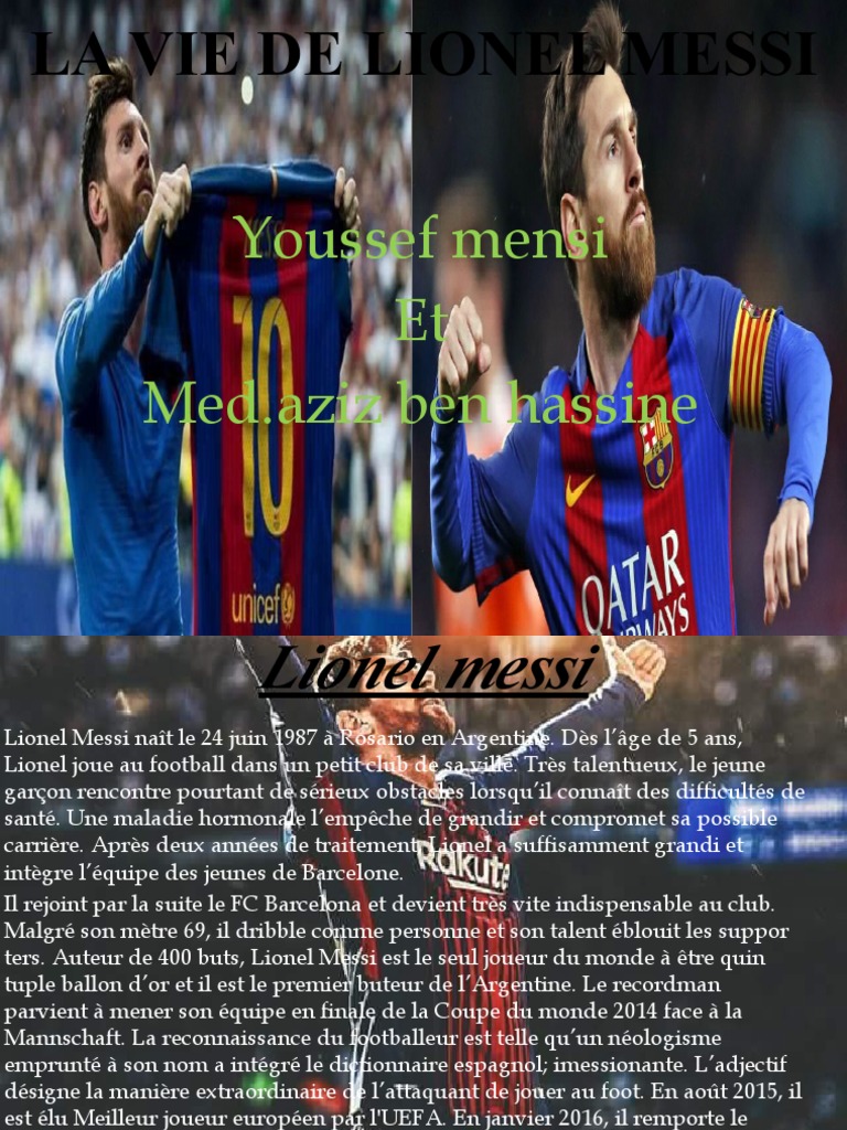 La Vie de Lionel Messi | PDF