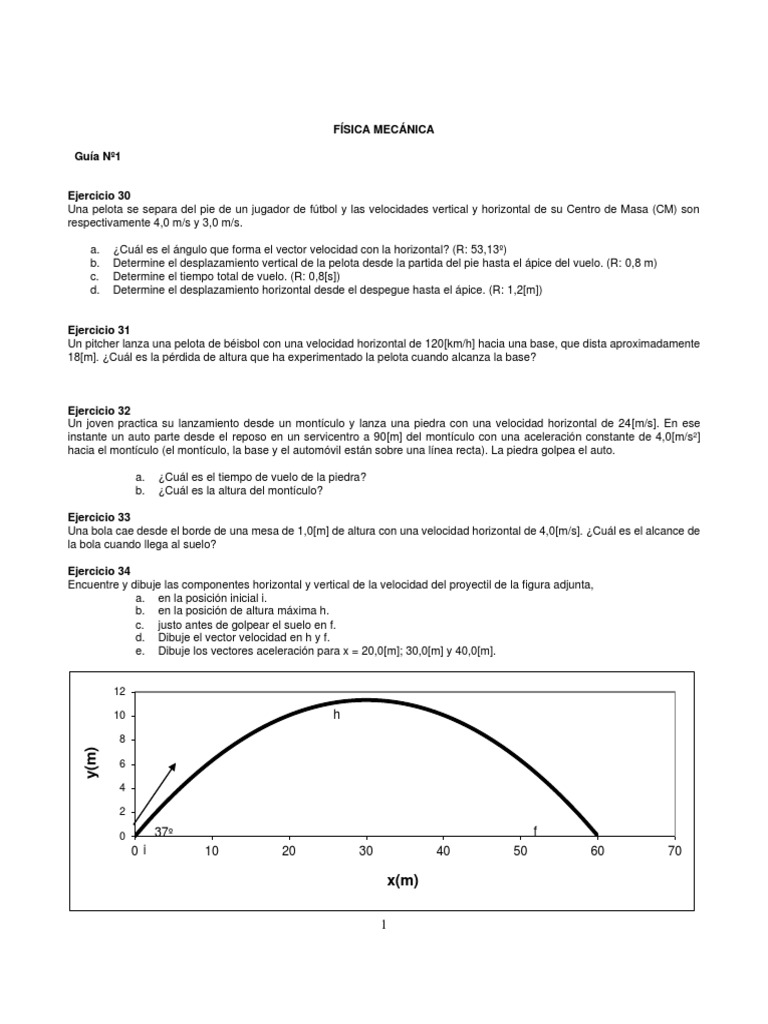 Guía Cinemática 2D 2S - 2022 | PDF | Velocidad | Movimiento (física)