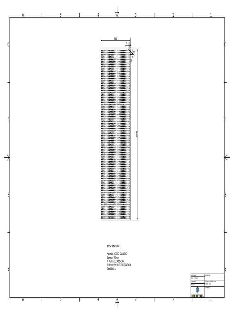 Plano Fabricación-Model | PDF