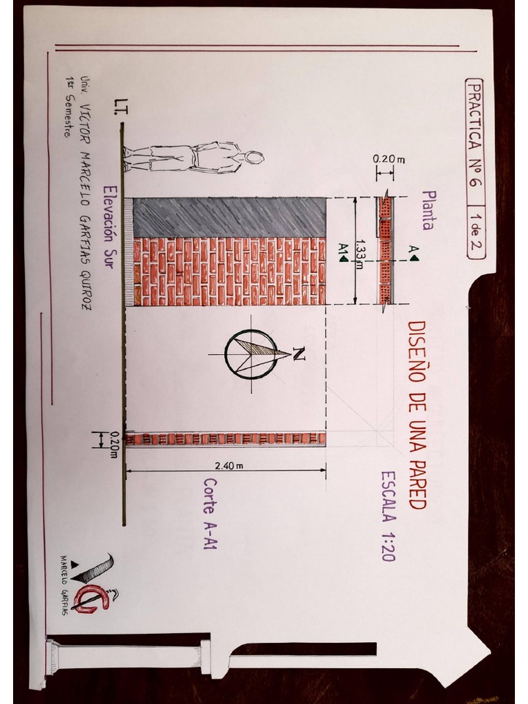 P6 Diseño de Una Pared Expresion Garf | PDF