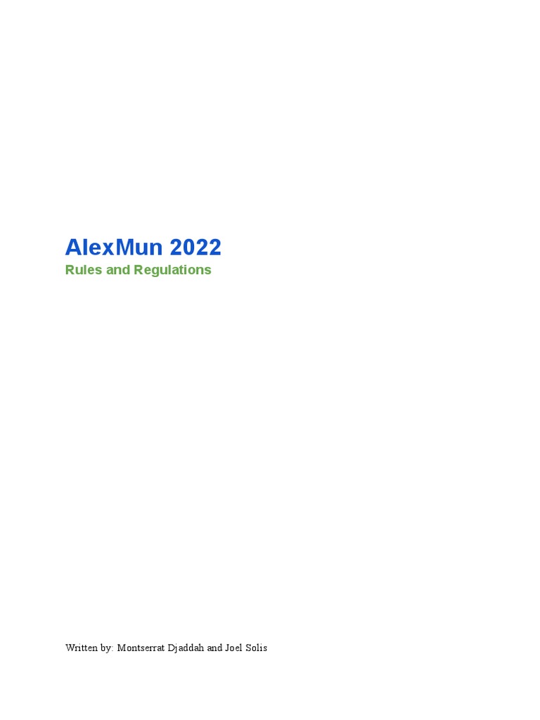 Rules and Regulations | PDF | Dress | Clothing