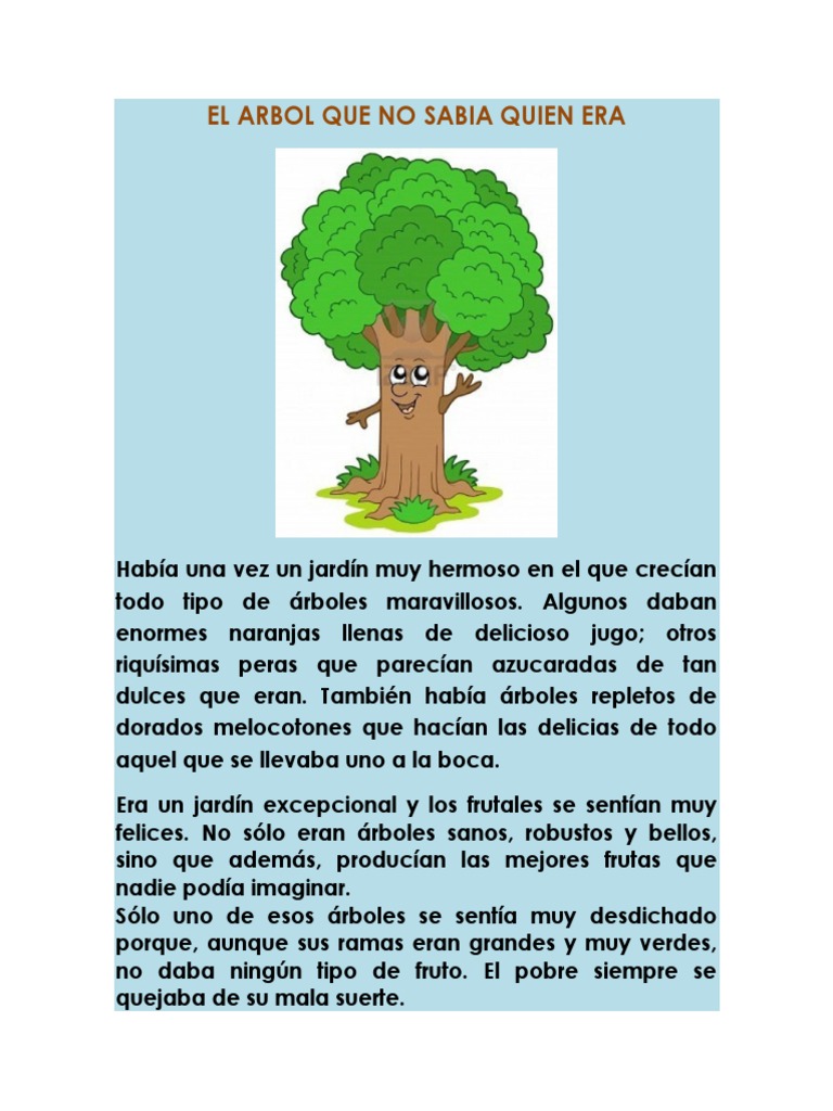 Cuento Arbol PDF | PDF