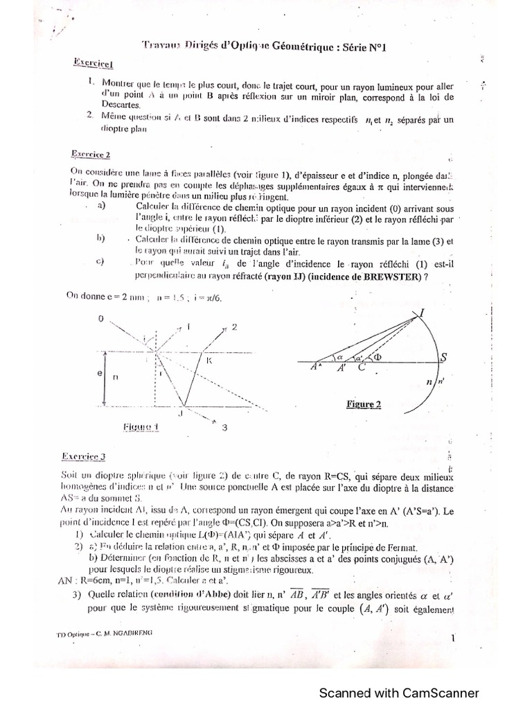 fiche de td optique.pdf | PDF